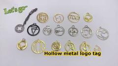 Hollow metal tag