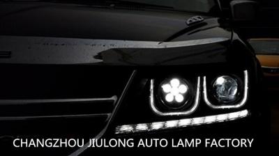 China 2014 DODGE JOURNEY MODIFICATION HEAD LAMP,BLACK,JY-AB-086 for sale