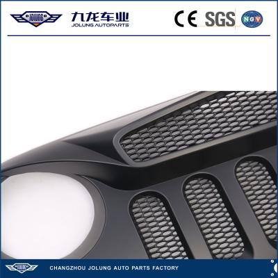China Jolung Off Road Grille-Jeep Wrangler Ghost Grille-Front Mesh Grill for JEEP Wrangler-ABS Plastic Black Grille for sale