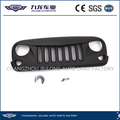 China Mesh Grille for 2007 Jeep Wrangler-Off road ABS Grille-4x4 black grill for 2007 wrangler for sale