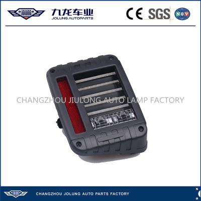 China LED Tail Lamp for 07+ Jeep Wrangler-Different Signal lights for Reverse Running Turn,Black for sale