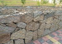 China Gabion Retaining Wall with 2.2-3.05mm Wire Diameter and 1-4 Meter Dimensions for Erosion Control for sale