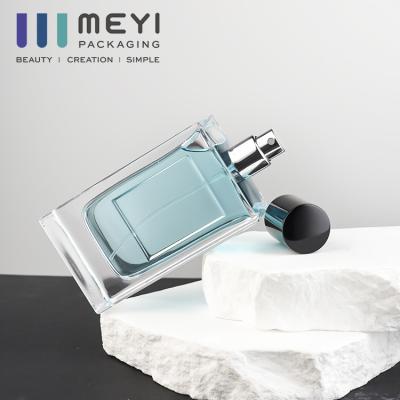 China Navulbare Lege Vierkante het Parfumflessen Gouden Zilveren niet Spillable van 3,4 Oz Te koop