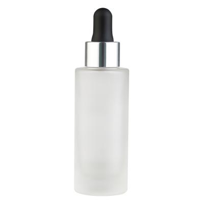 China Convenient Packaging Round Glass Bottles With Dropper 30ml Screw Cap 1000pcs for sale