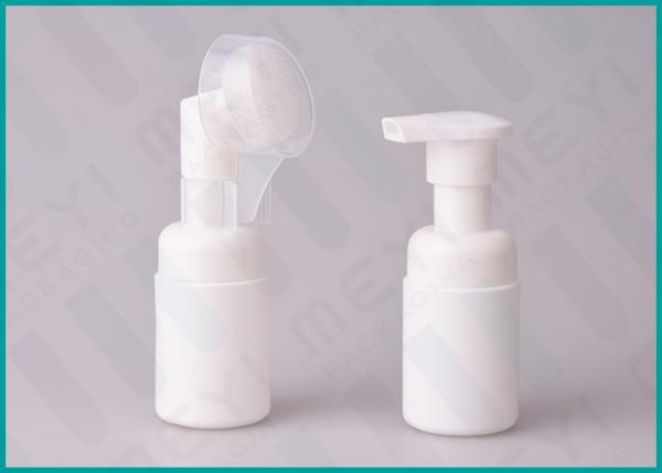 30 ML 액체 면도를 위한 솔 머리를 가진 둥근 백색 거품 비누 펌프 병