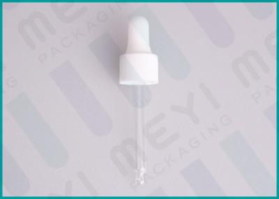 China Essential Oil Bottle Dropper 18/410 Totally Plastic Ribbed Dropper for sale
