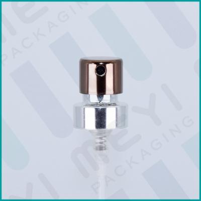 중국 주문을 받아서 만들어진 로고를 가진 다색 알루미늄 향수 주름 펌프 FEA 15mm 판매용