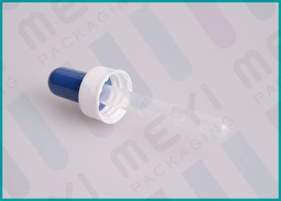 China 20/400 Plastic Medicine Dropper With Blue PVC Teat And Plastic Pipette for sale