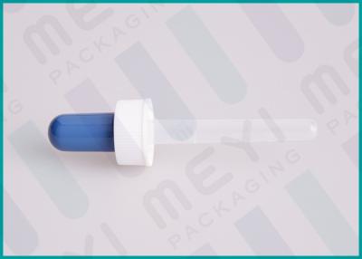 China 20/400 Plastic Medicine Dropper With Blue PVC Teat And Plastic Pipette for sale