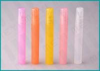 China Yellow Mini 10ml Perfume Atomizer , Logo Printing Refillable Perfume Pen for sale