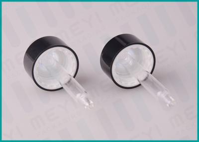 China 20/400 ABS Glossy Black Sheathed Dropper With TPE Monprene Teat For Serum Bottle for sale