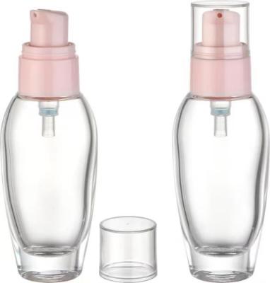 China Screen Printing Cosmetic Pump Bottle For Skin Care Products for sale