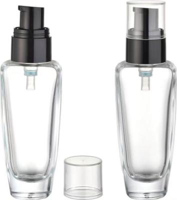 China Professional Makeup Results With Glass Foundation Bottle Featuring Pump Dosage 0.25ml And Pump Cap for sale