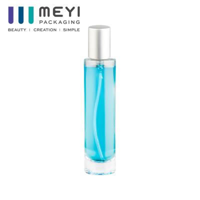 China 30ml Clear Glass Perfume Bottle with Spray Pump for sale