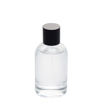 China 100ml Clear Glass Perfume Bottle with Magnetic Cap for sale