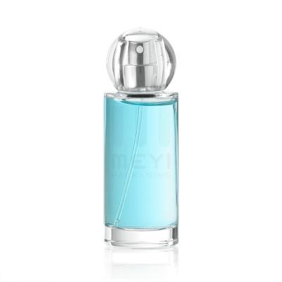 China Empty Fragrance Flacon Container 50 Ml Glass Spray Perfume Bottle Luxury Parfum Bottle With Round Perfume Cap for sale