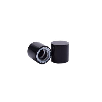 China Shiny Black 28mm Non Spill Magnetic Perfume Bottle Cap with Customized Color for FEA 15mm Bottles for sale