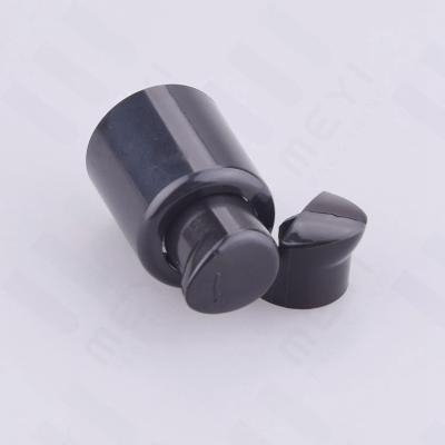 Cina 20/410 di pompa di plastica della primavera di trattamento del nero esterno della pompa per crema con la clip in vendita