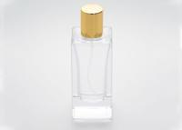 China Glass Empty Square Perfume Bottles 0.075ml 100ml No Leaking for sale