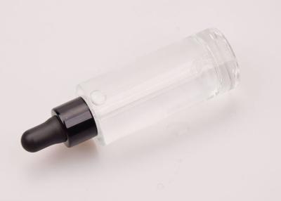 China 1 Ounce With Dropper Cap Clear Glass Bottle for sale