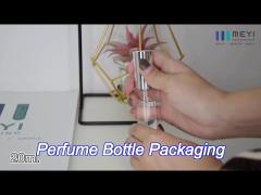 frosted rectangular perfume bottle packaging 20ml perfume spray vial