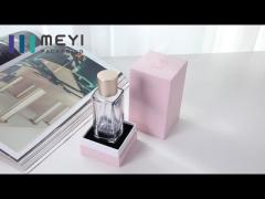 50ml Black Glass Perfume Bottle with Magnetic Cap and Black Box for Premium Perfume Packaging