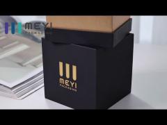A Closer Look: Luxury 50ml Glass Perfume Bottle with Magnetic Cap and Screen Printed Gift Box