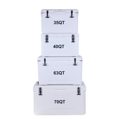 Cina Di plastica portatile 25QT del dispositivo di raffreddamento del contenitore di ghiaccio di LLDPE Rotomolded isolato in vendita