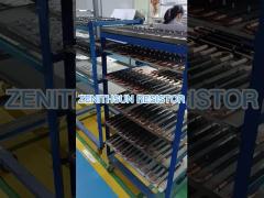 3KW Tube Copper Water Cooled Resistor Wire Wound With Mounting Bracket