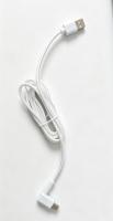 China White Braided USB-A To 90-Degree Type-C Data Cable for sale