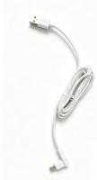 China White Braided USB-A To 90-Degree Type-C Data Cable for sale