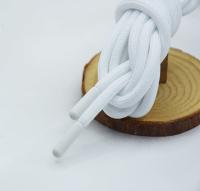 China 5mm Polyester Drawstring Cord with Custom Silicone/Metal Endings for Hoodies and Swimwear - 500pcs MOQ for sale
