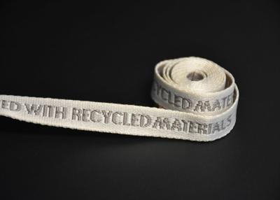 China O dobro tecido do jacquard do estiramento do logotipo 1cm não fita feita sob encomenda tomou partido para a roupa à venda