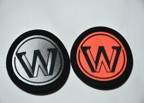 Microfiber ha stampato la toppa su ordinazione 1.8mm dell'abbigliamento del silicone trasparente