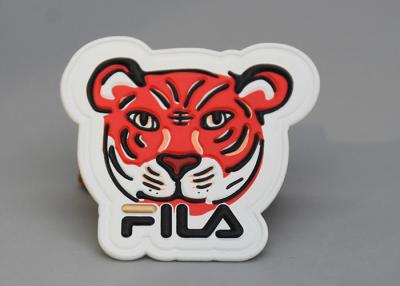 China Garments Degradable TPU Embossed Custom Logo Label With 5 Colours for sale