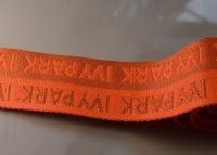 China Custom Two Colour Jacquard Elastic Band 40mm Spandex Nylon Polyester for Garments for sale