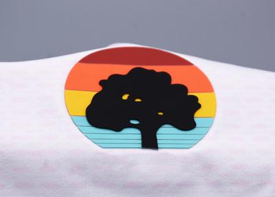Cina Gli indumenti su ordinazione amichevoli di Eco schermano le toppe stampate con il logos del silicone in vendita