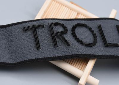 Chine Sangle adaptée aux besoins du client de coton avec le logo augmenté de brosse à dents pour l'habillement à vendre