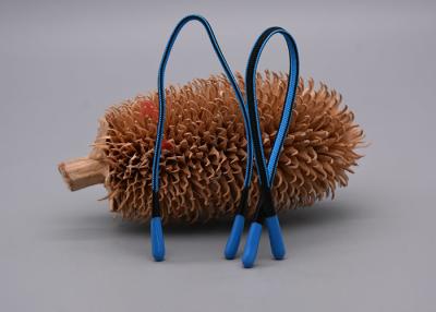 Cina Cavo su ordinazione del cordone della corda lunga dell'abbigliamento 10cm che gocciola silicone brillante ad entrambe l'estremità in vendita