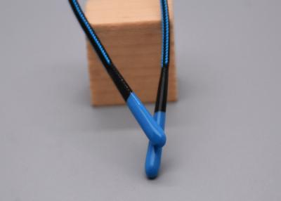 Cina Cavo su ordinazione del cordone della corda lunga dell'abbigliamento 10cm che gocciola silicone brillante ad entrambe l'estremità in vendita