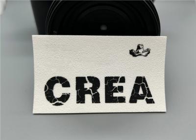 China Guter waschbarer weißer Microfiber-Schirm druckte Flecken mit Matte Silicone Logo zu verkaufen