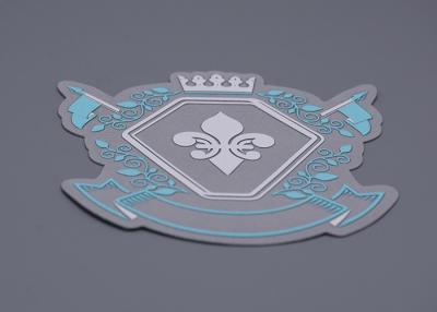 Chine Customized Woven Label Fabric With Silk Screen Printing Silicone For Clothing à vendre