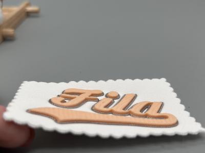China Personalized Embossed Cloth Patches Uniform Custom Shape Design for sale