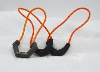China Custom TPU Zipper Puller with 3D Raised Logo - 2.0-2.5mm String, 15kg Tensile Strength for Backpacks & Outdoor Gear for sale