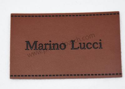 Cina L'OEM ha timbrato la mucca di cuoio Jean Patches di cuoio dello SGS delle etichette in vendita