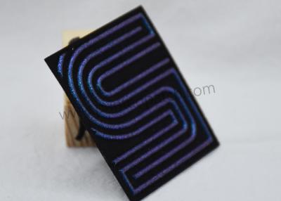 China High Frequency 1mm TPU Embossed Patches OEKO Sew On Leather Patches for sale
