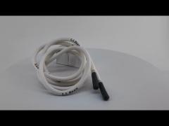 Cavo del cordone del poliestere dello SGS 3mm 4mm 5mm con le punte di conclusione della pallottola del silicone