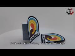 パッチの均一鉄は顧客用刺繍されたパッチODMにアップリケをつける