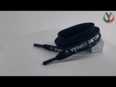 의류를 위한 맞춘 인쇄하는 빛나는 평평한 면 테이프 리본형 코드