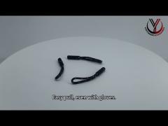 Eco 우호적이 의복 폴리에스테르 졸라매는 끈 코드 6 센티미터 비 한도